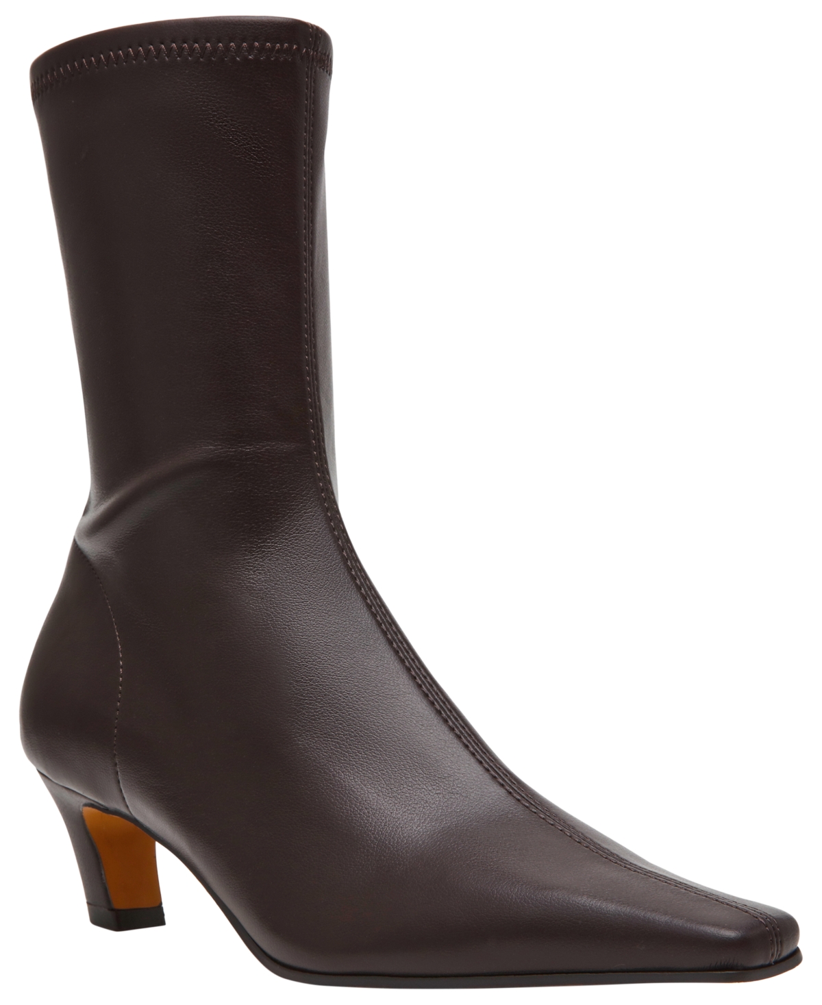 Click here for Steve Madden Womens Kimmens Kitten Heel Sock Booti... prices