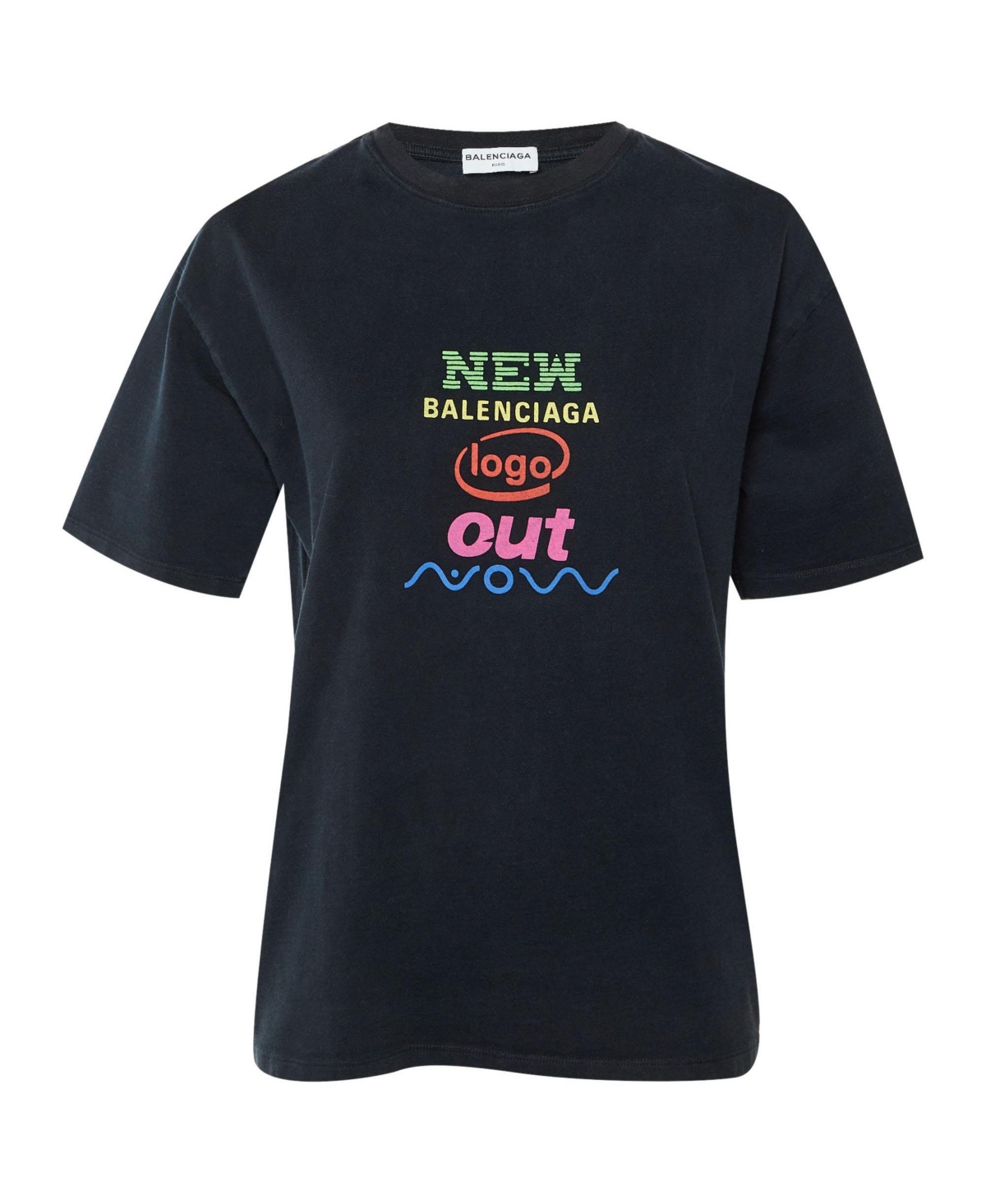 Click here for Pre-Owned Balenciaga Womens New Logo Graphic Print... prices