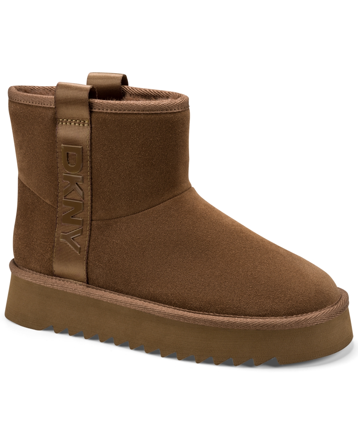 Click here for Dkny Womens Imogen Slip-On Winter Booties - Walnut prices