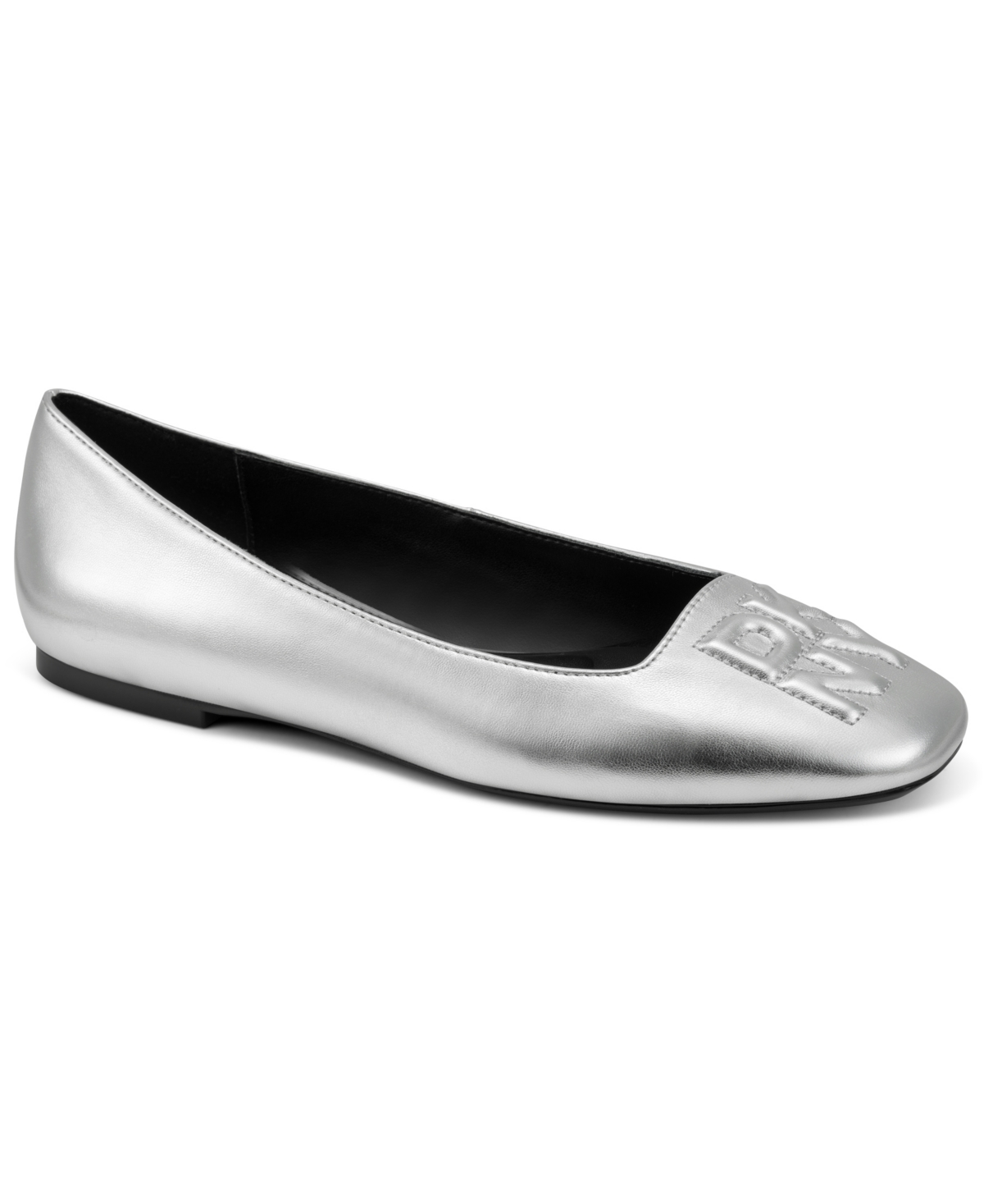 Click here for Dkny Womens Darianne Slip-On Ballet Flats - Silver prices
