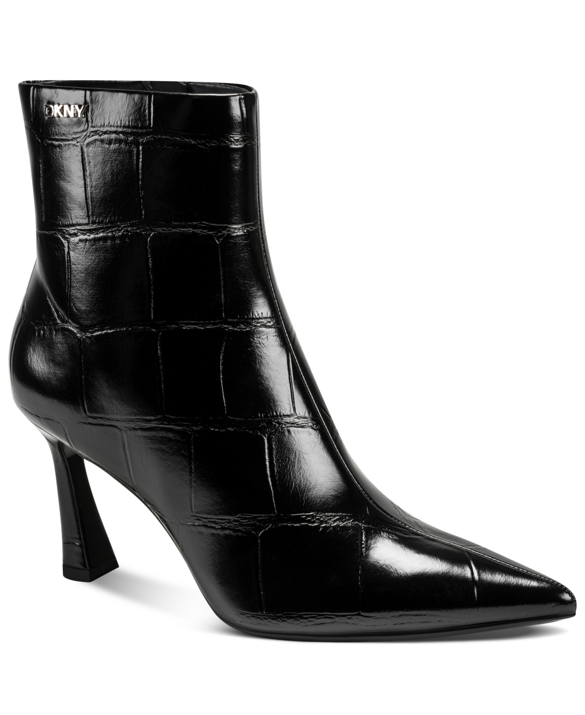 Click here for Dkny Womens Cayden Zipper Heeled Booties - Black prices