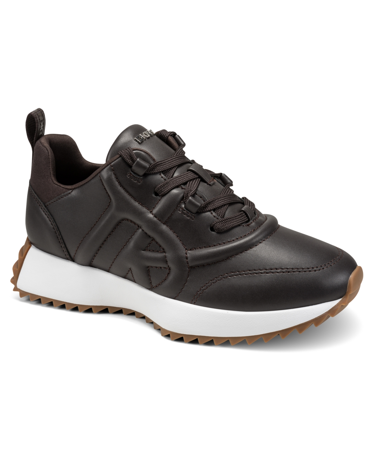 Click here for Dkny Womens Nix Lace-Up Sneakers - Brown prices
