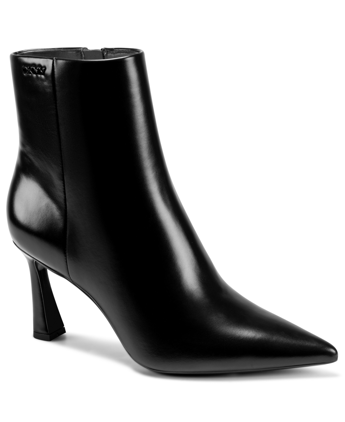 Click here for Dkny Womens Caryann Zipper Heeled Booties - Black prices