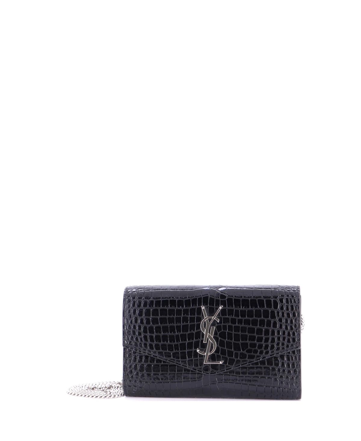 Click here for Pre-Owned Saint Laurent Uptown Chain Wallet Emboss... prices