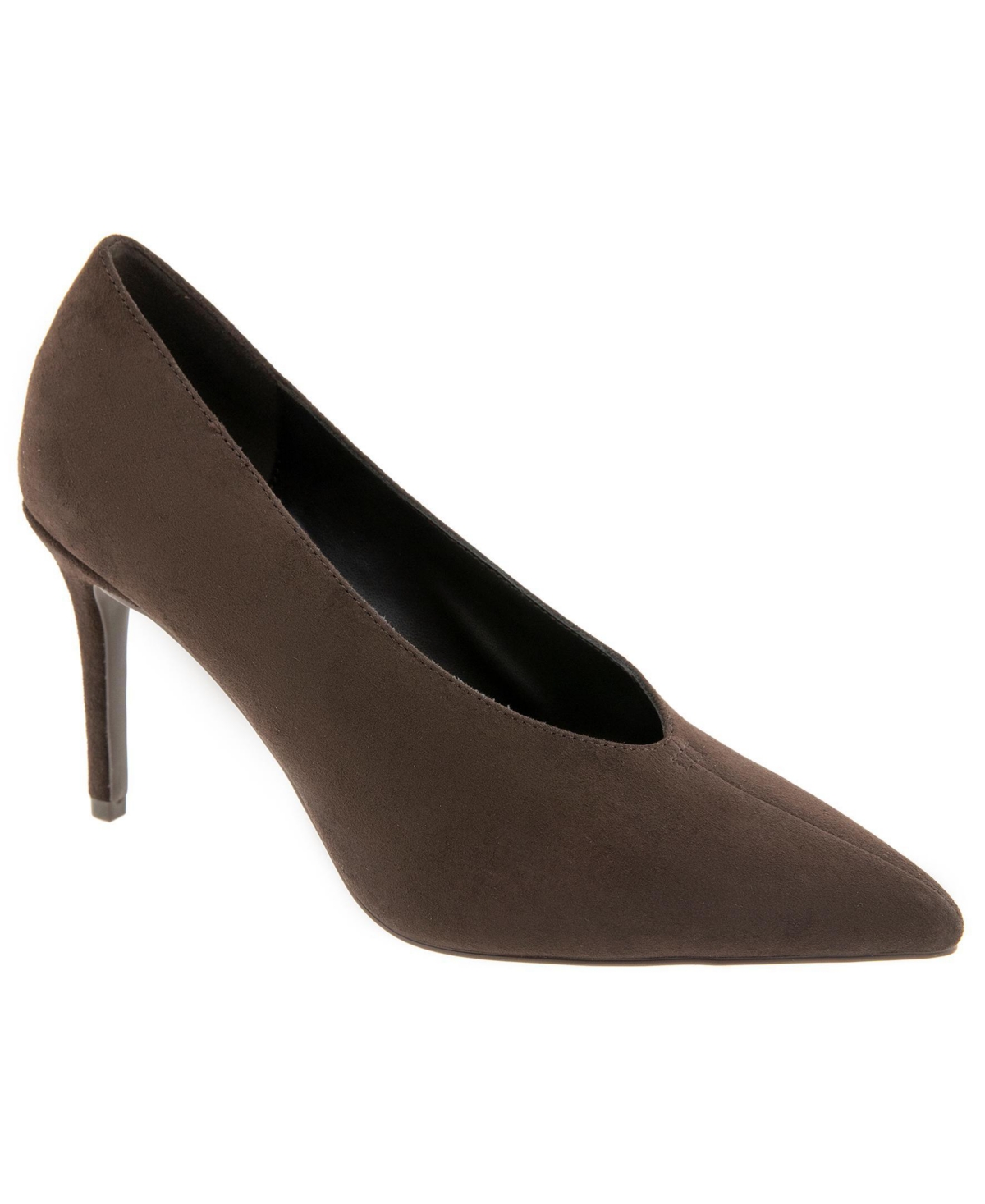 Click here for Bcbg Womens Basha High Vamp Leather Pump - Dark br... prices