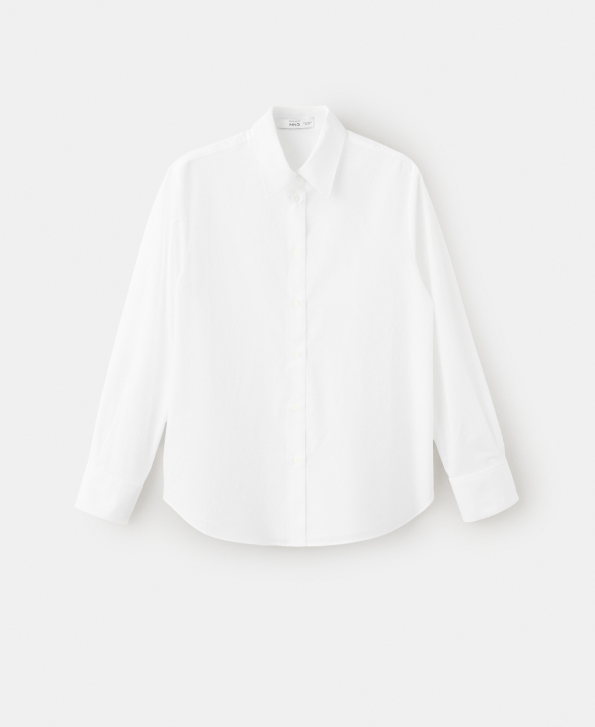 Click here for Mango Womens Cotton And Lyocell Blend Straight Shi... prices