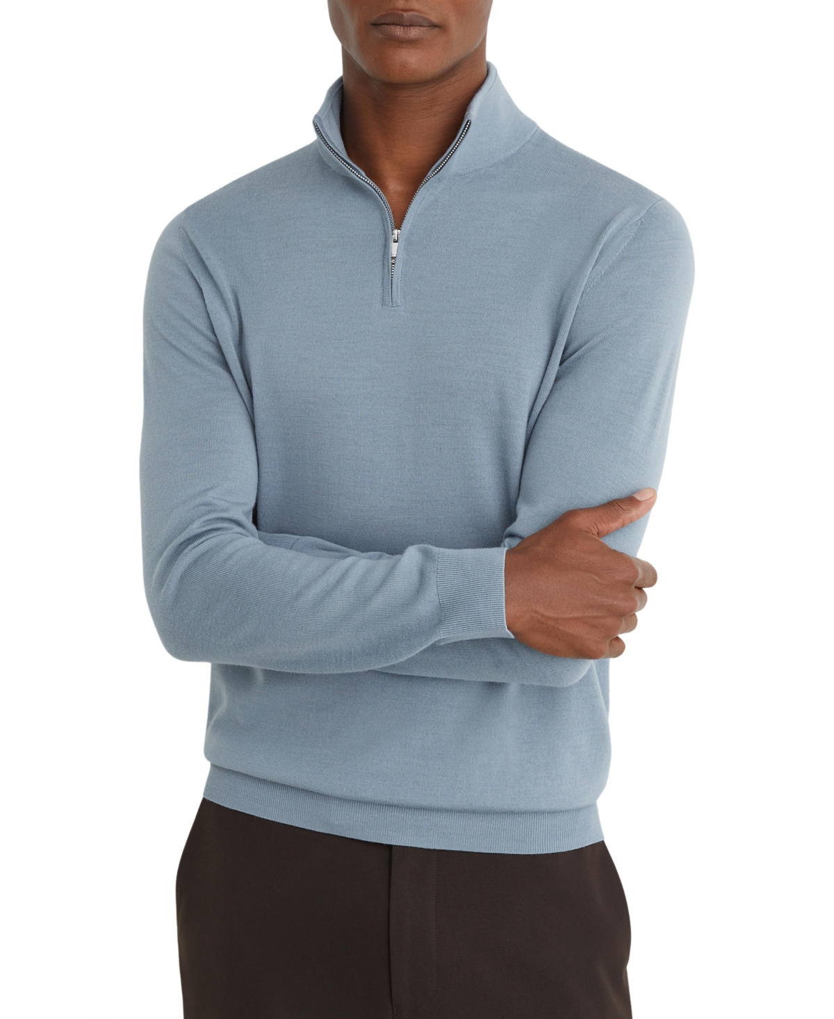 Click here for Reiss Mens Blackhall Merino Wool Half-Zip Funnel-N... prices