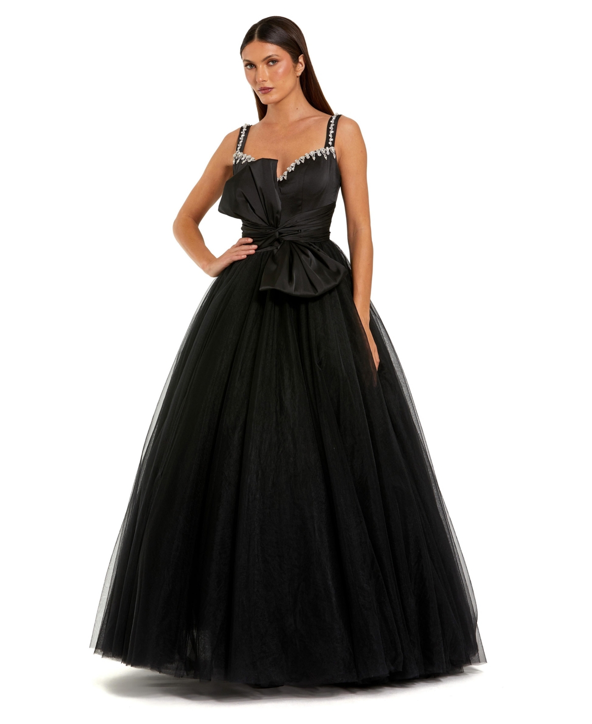 Click here for Mac Duggal Womens Sweetheart Neck Tulle Ball Gown... prices