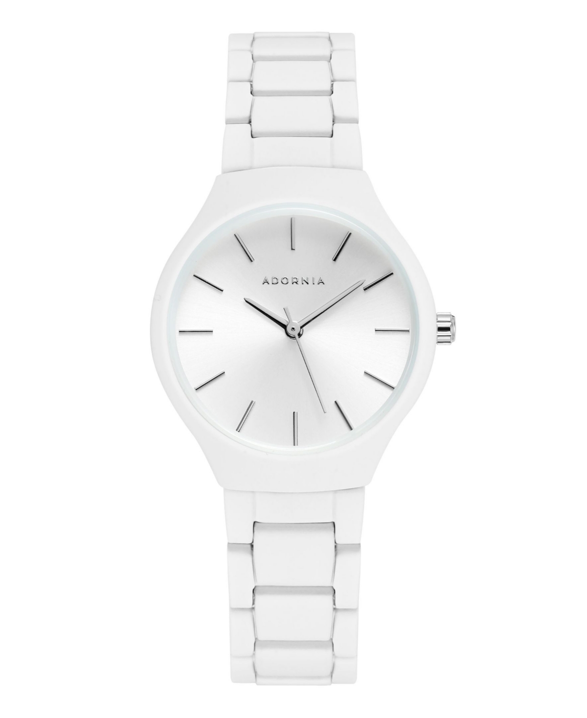 Click here for Adornia Womens White Stockholm White Face Watch -... prices