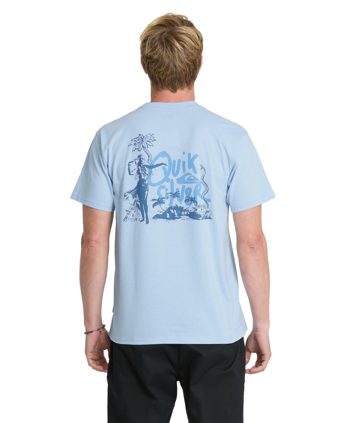 Click here for Quiksilver Mens Ringspun Cotton-Blend Crewneck T-S... prices