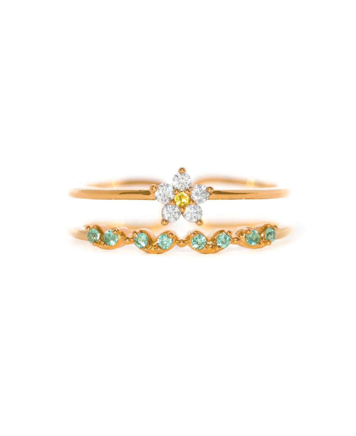 Click here for Girls Crew Crystal Fresh Picked Adjustable Ring -... prices