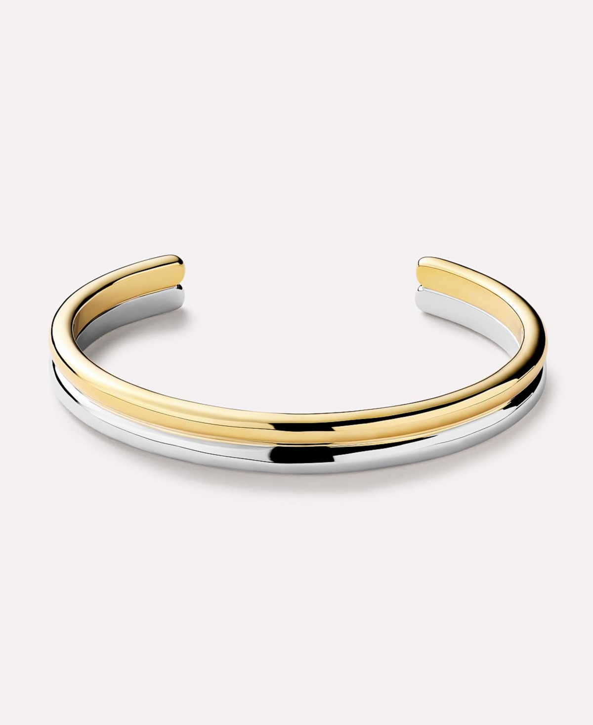 Click here for Ana Luisa 14k Gold and Rhodium-Plated Arlo Cuff Br... prices