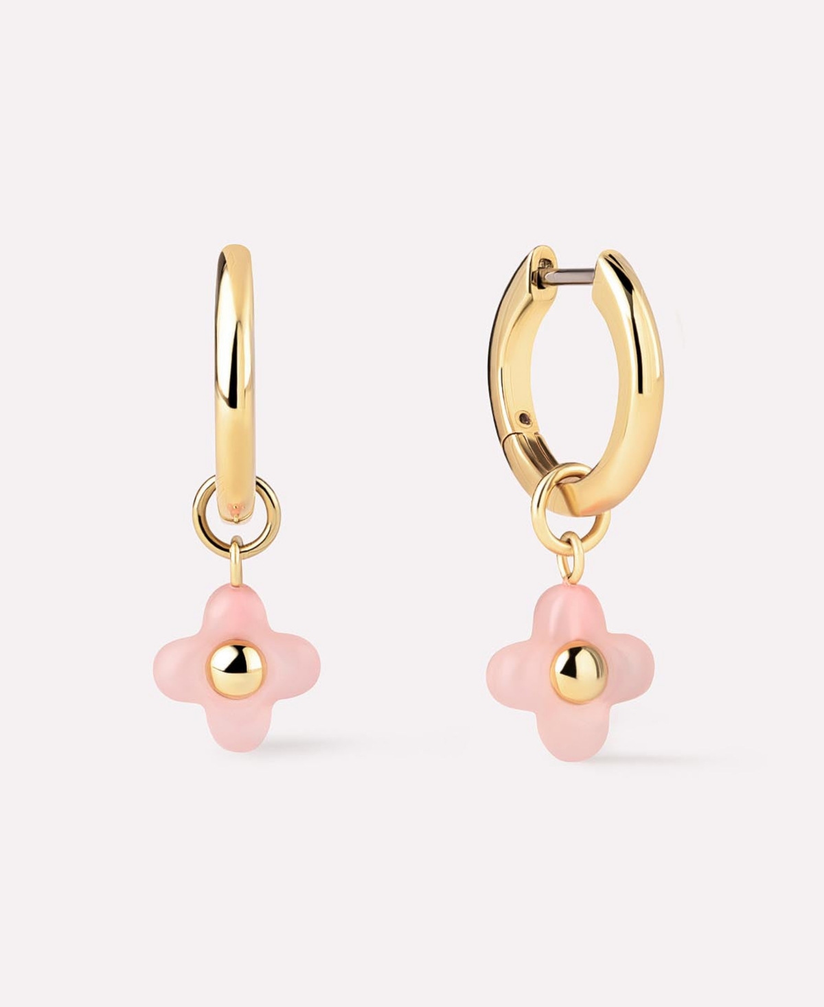 Click here for Ana Luisa 14k Gold-Plated Liora Rose Quartz Flower... prices