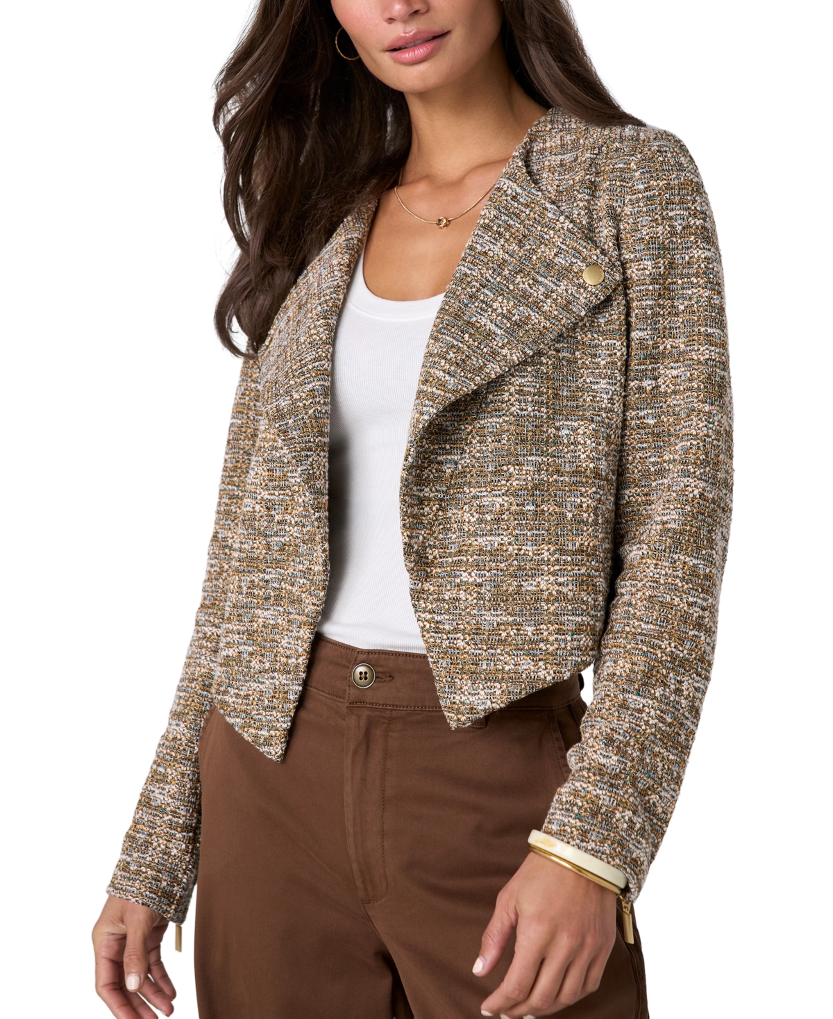 Click here for Liverpool Los Angeles Womens Notch Lapel Moto Jack... prices