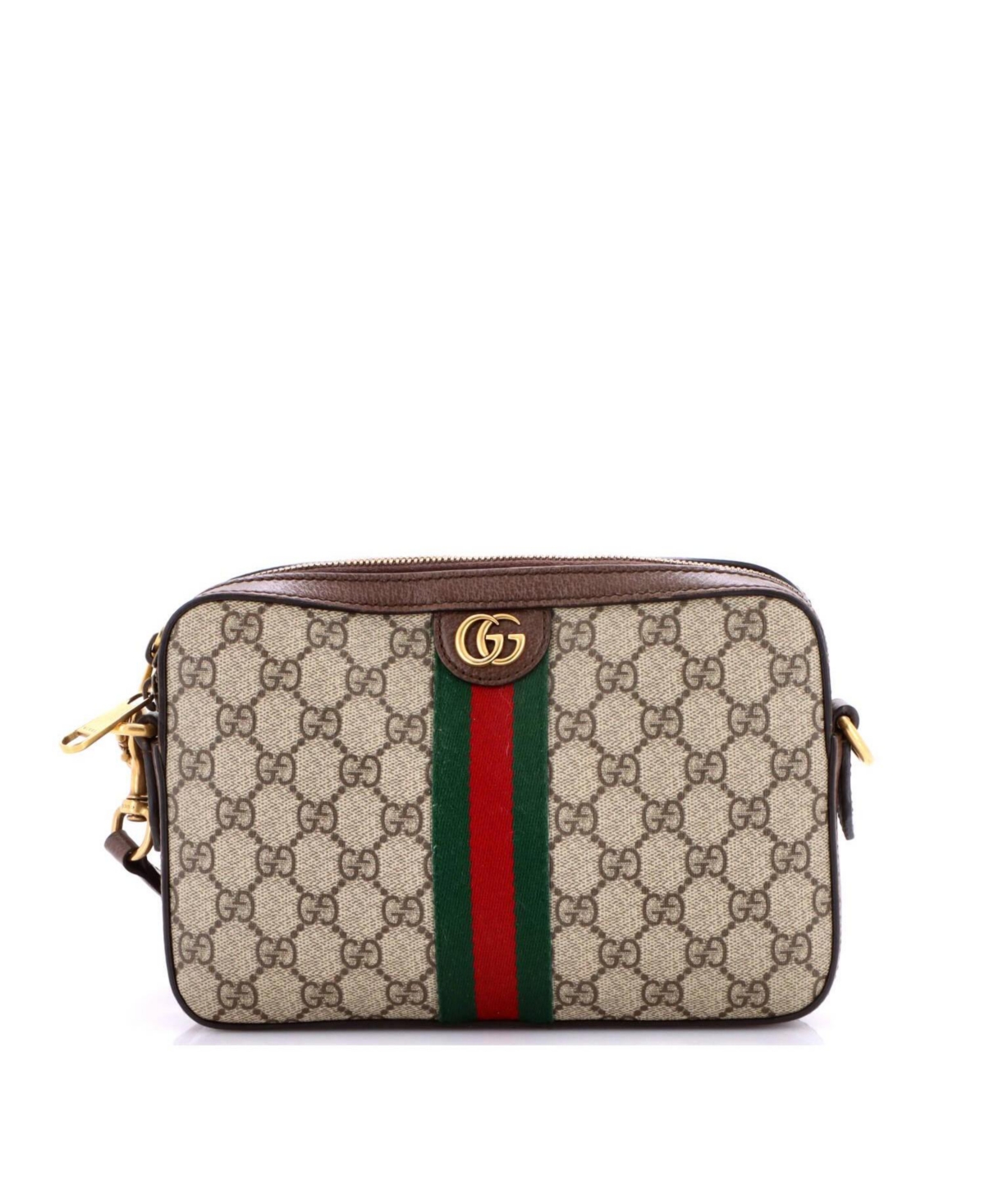 Click here for Pre-Owned Gucci Small Ophidia Zip Wristlet Shoulde... prices