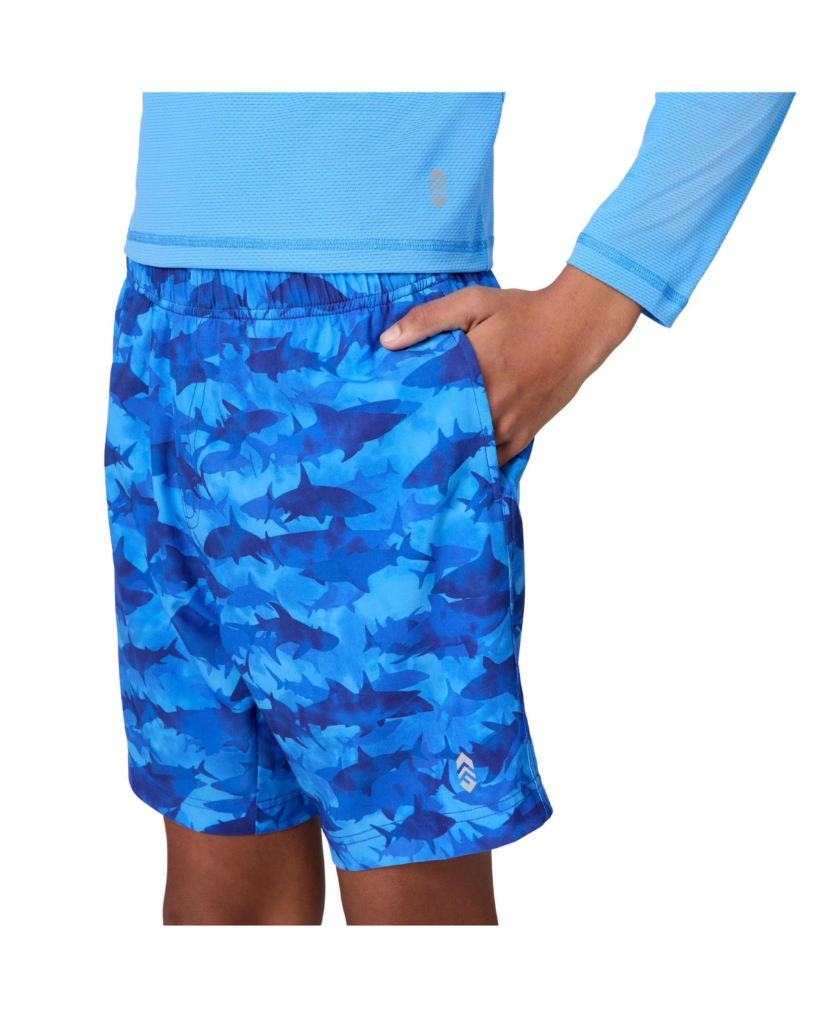 Click here for Free Country Boys Sunset Voyage Swim Short - Pool... prices