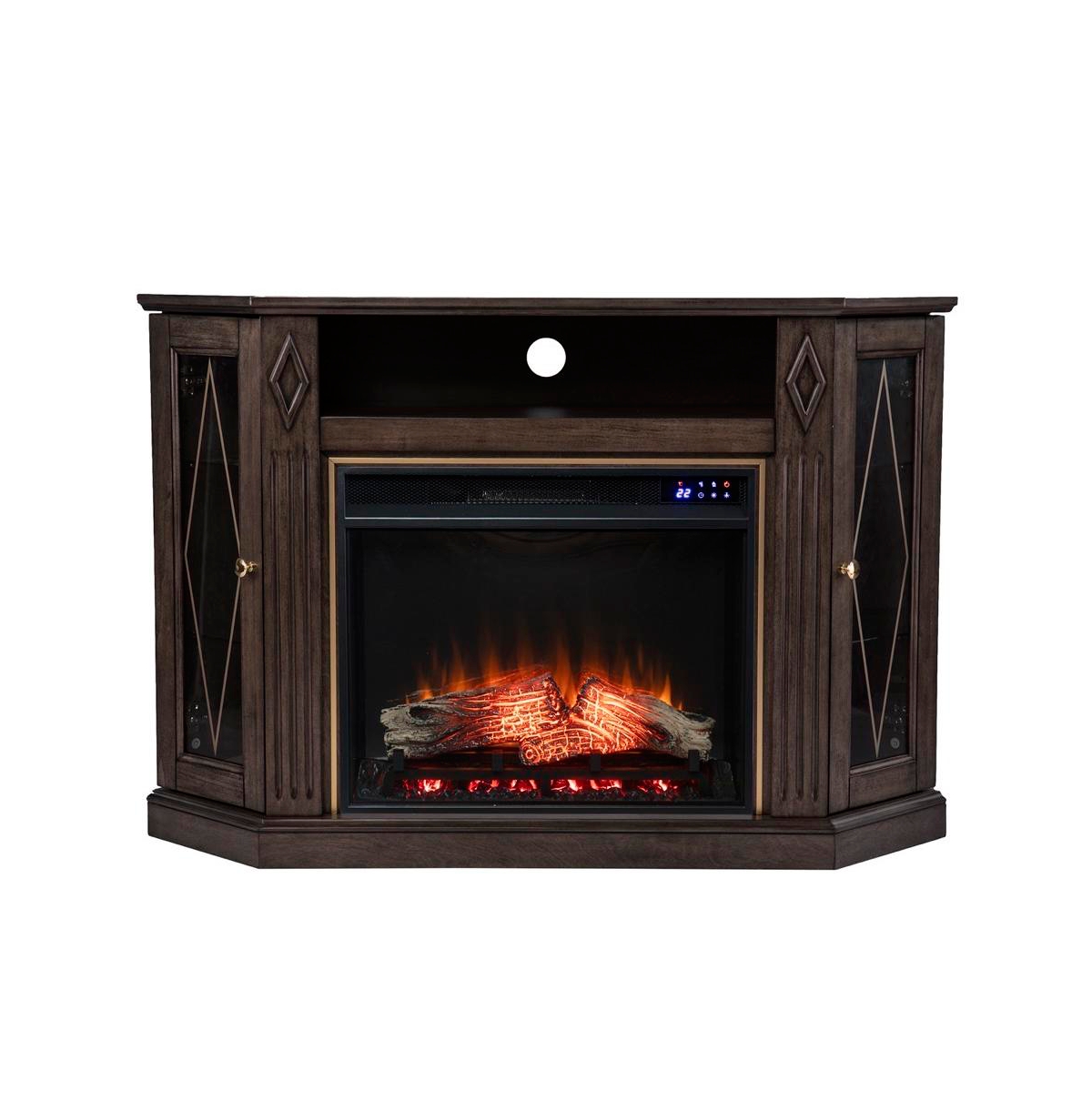 Click here for Augusta Home Fireplace Media Storage - Brown/brigh... prices
