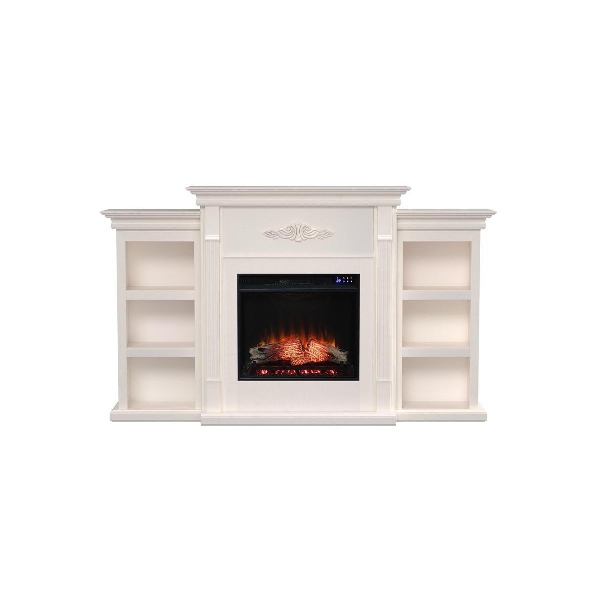 Click here for Augusta Home Tennyson Electric Bookcase Fireplace... prices