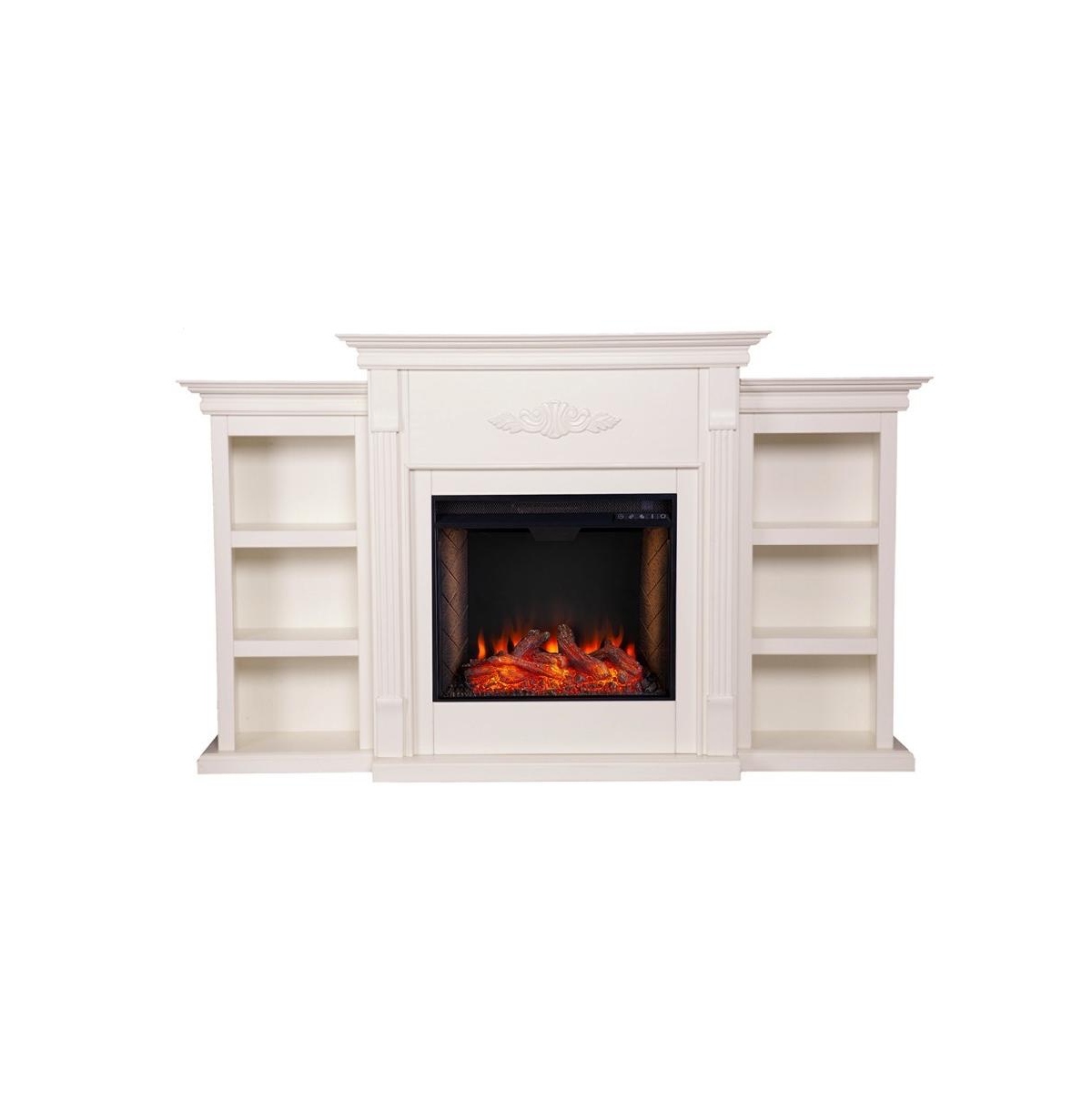 Click here for Augusta Home Tennyson Electric Bookcase Fireplace... prices