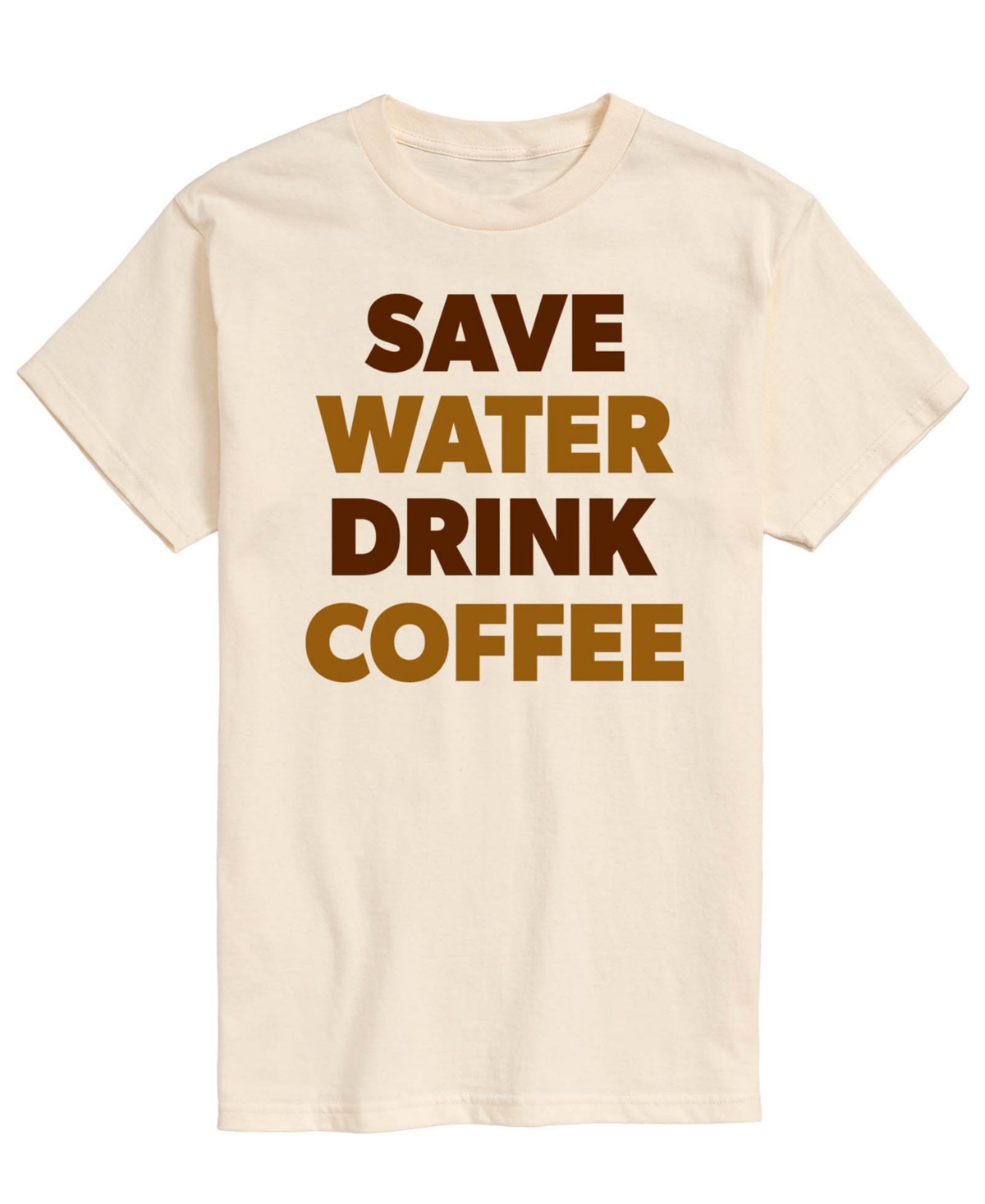 Click here for Airwaves Mens Save Water Drink Coffee Short-Sleeve... prices