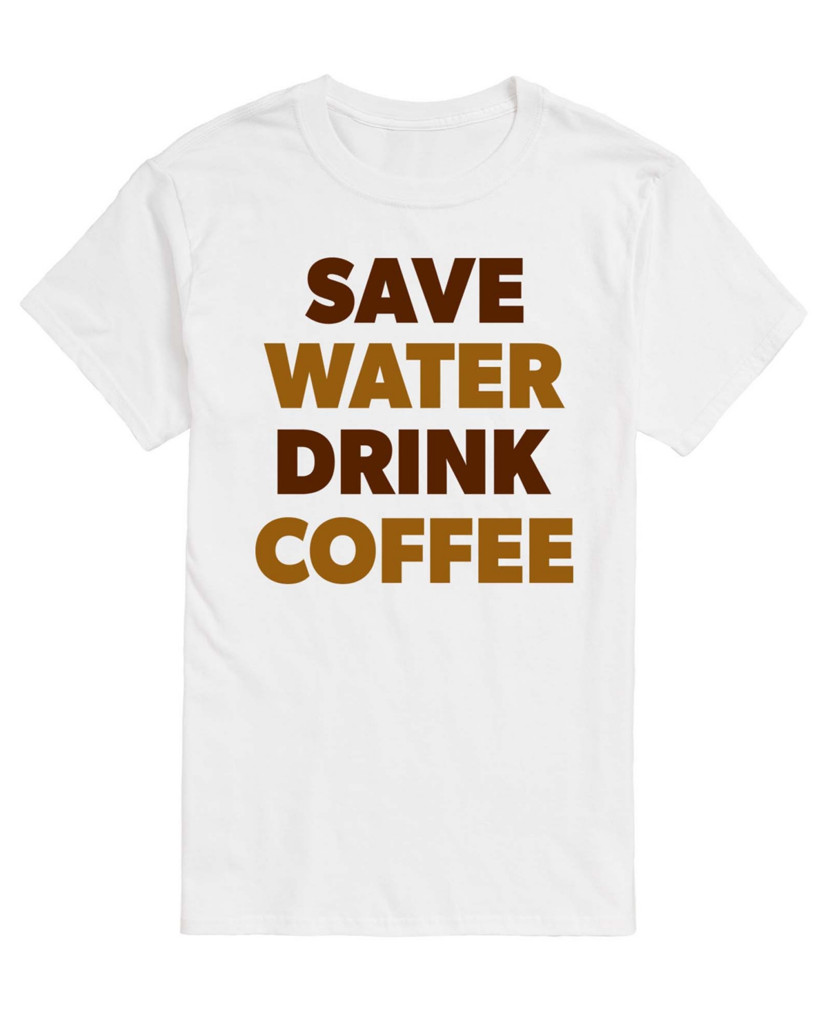 Click here for Airwaves Mens Save Water Drink Coffee Short-Sleeve... prices