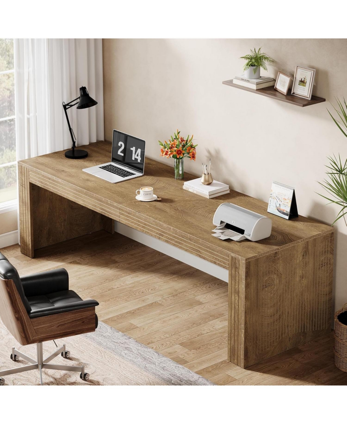 Click here for Tribesigns 79-Inch Extra Long Desk  Two Person Des... prices