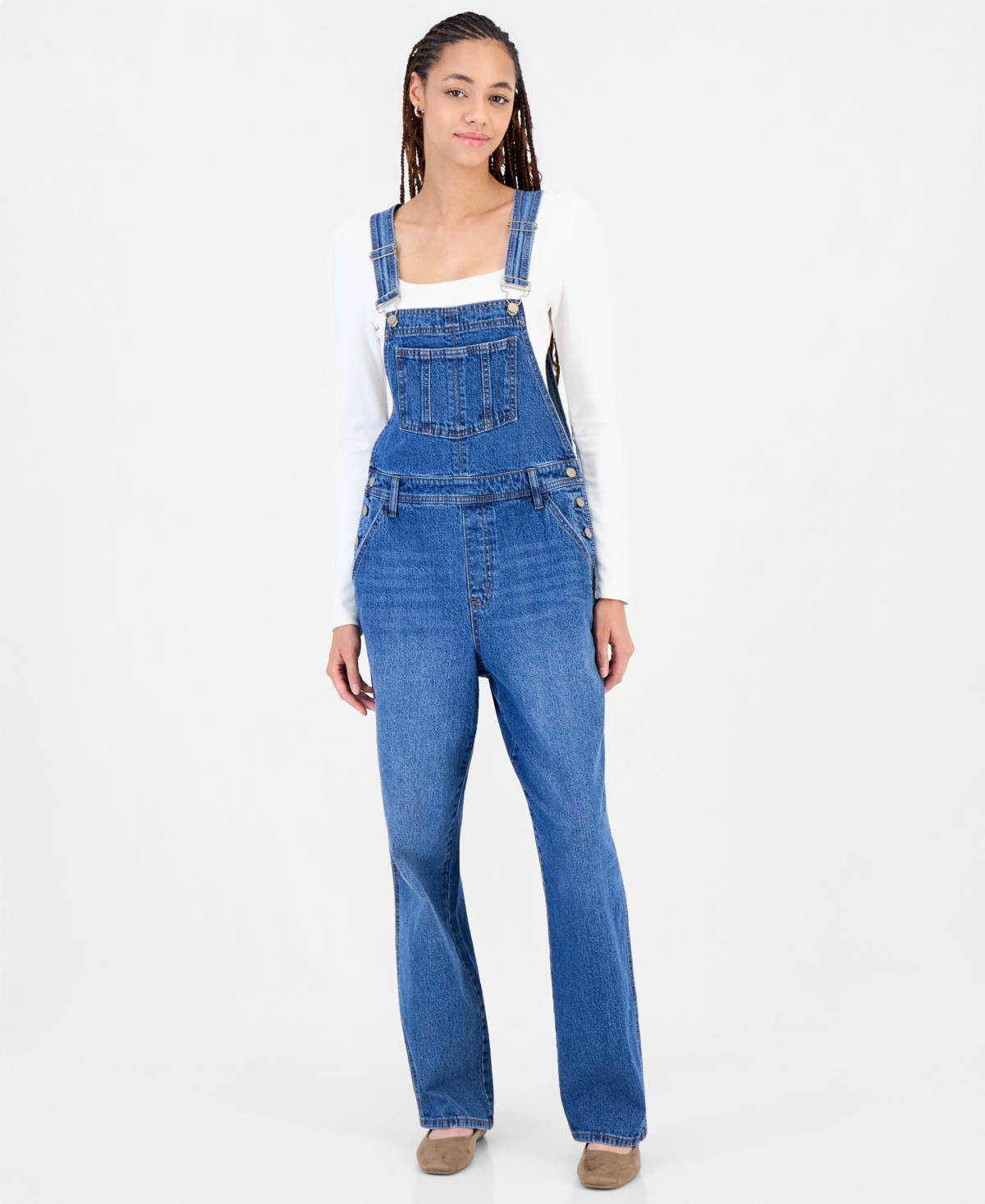 Click here for And Now This Womens High-Rise Straight-Leg Cotton-... prices