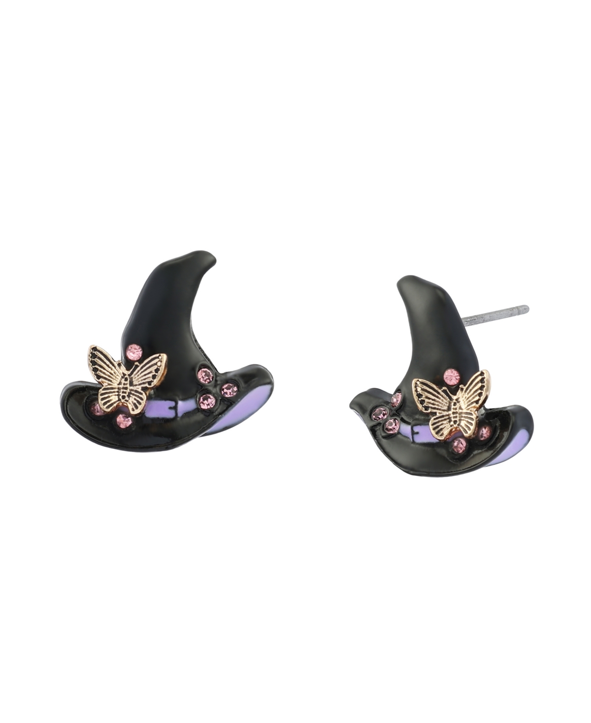 Click here for Betsey Johnson Faux-Stone Halloween Witchy Stud Ea... prices