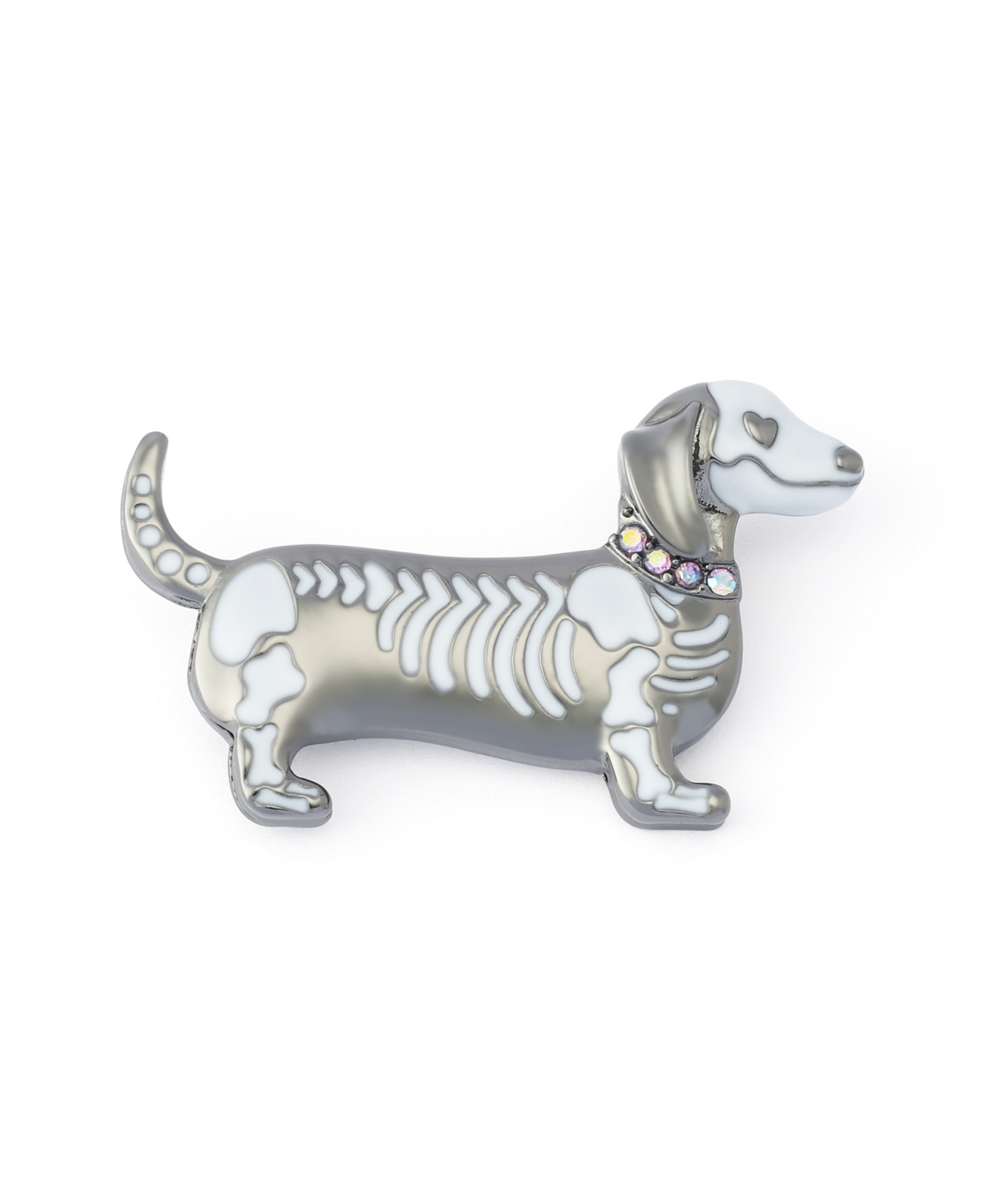 Click here for Betsey Johnson Faux-Stone Halloween Skeleton Dachs... prices