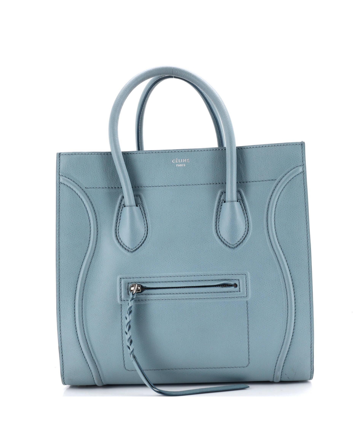 Click here for Pre-Owned Celine Medium Phantom Bag Grainy Leather... prices