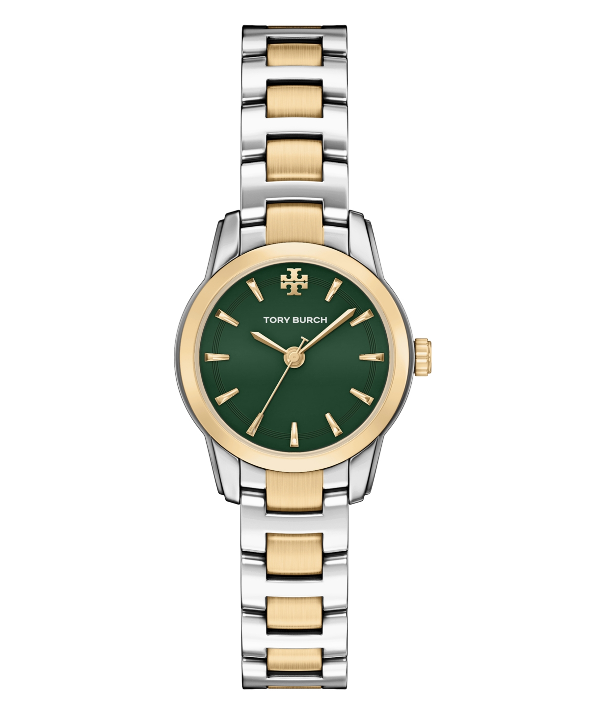 Click here for Tory Burch Womens Small Miller Two-Tone Stainless... prices
