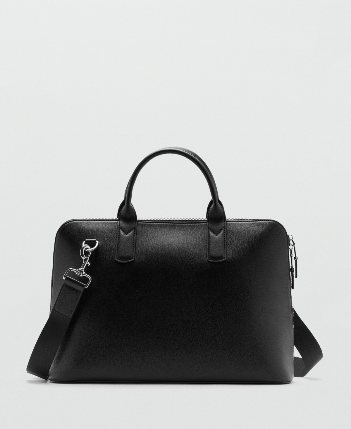 Click here for Mango Mens Leather Tote Bag - Black prices