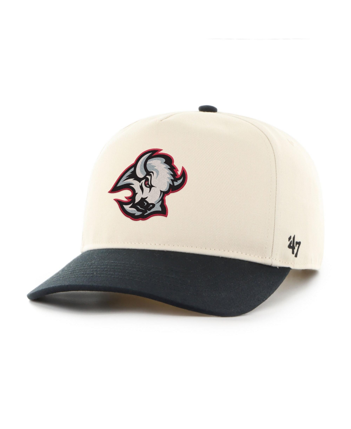 Click here for 47 Brand Mens Cream/Black Buffalo Sabres Logo Hitc... prices