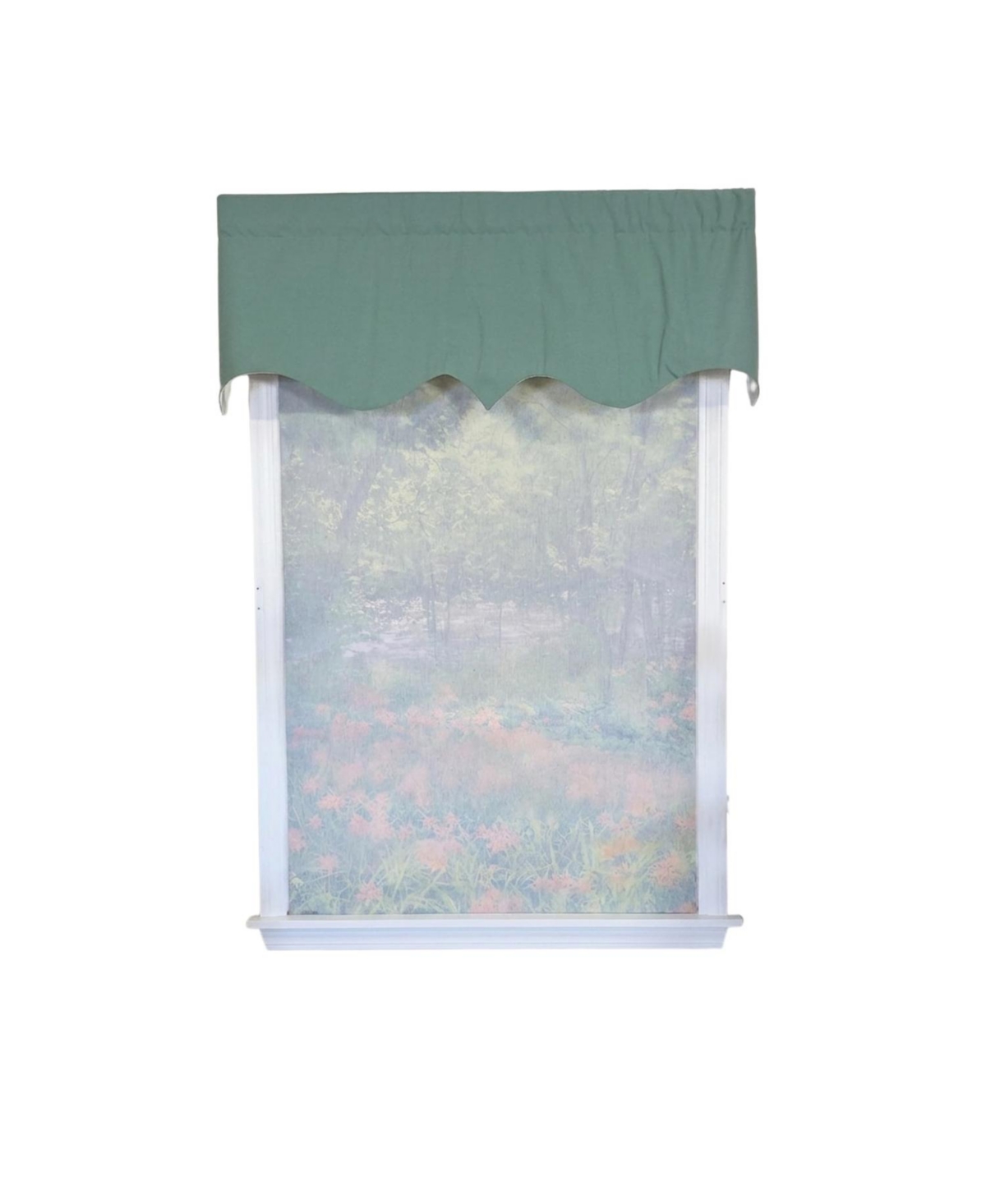 Click here for Rlf Home Soft Duck Regal Window Valance 100 Cotton... prices