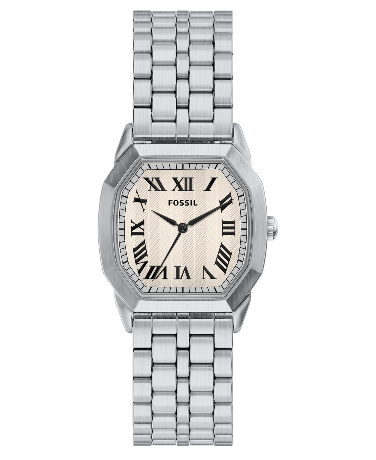 Click here for Fossil Mens Harlow Three-Hand Stainless Steel Watc... prices