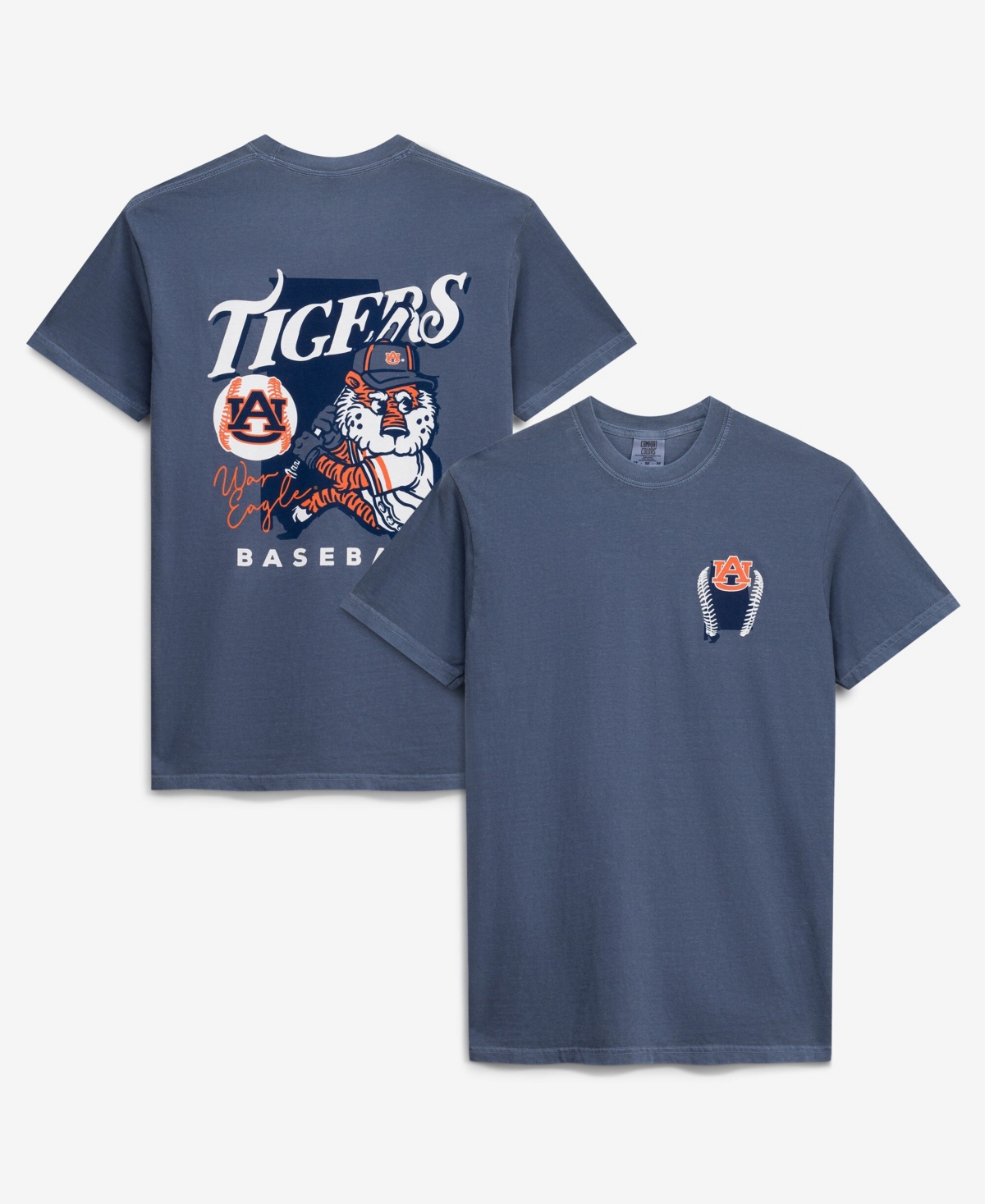 Click here for Image One Mens Navy Auburn Tigers Drawn Mascot Bas... prices