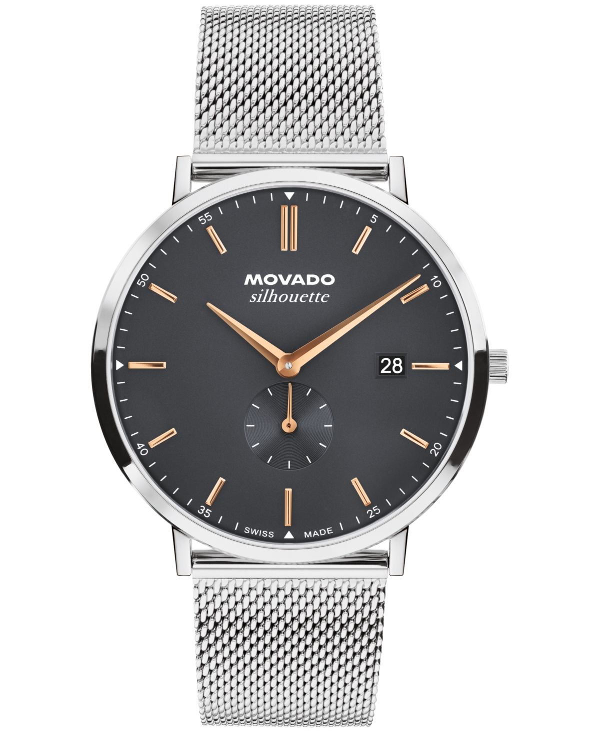 Click here for Movado Mens Silhouette Swiss Quartz Stainless Stee... prices