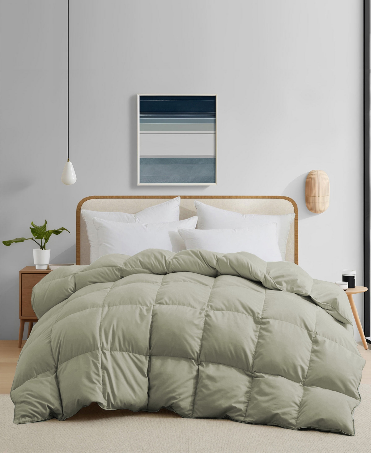 Click here for Unikome 360 Thread Count All Season Goose Down Fea... prices