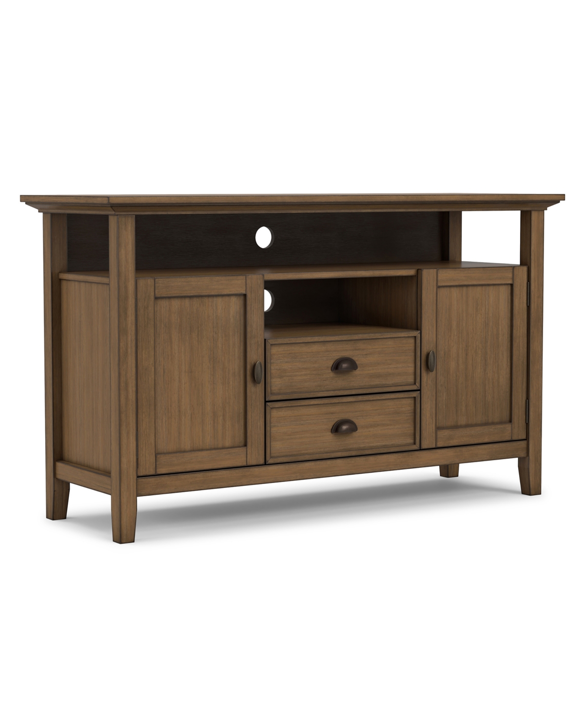 Click here for Avalin Tall Tv Stand - Rustic Brown prices
