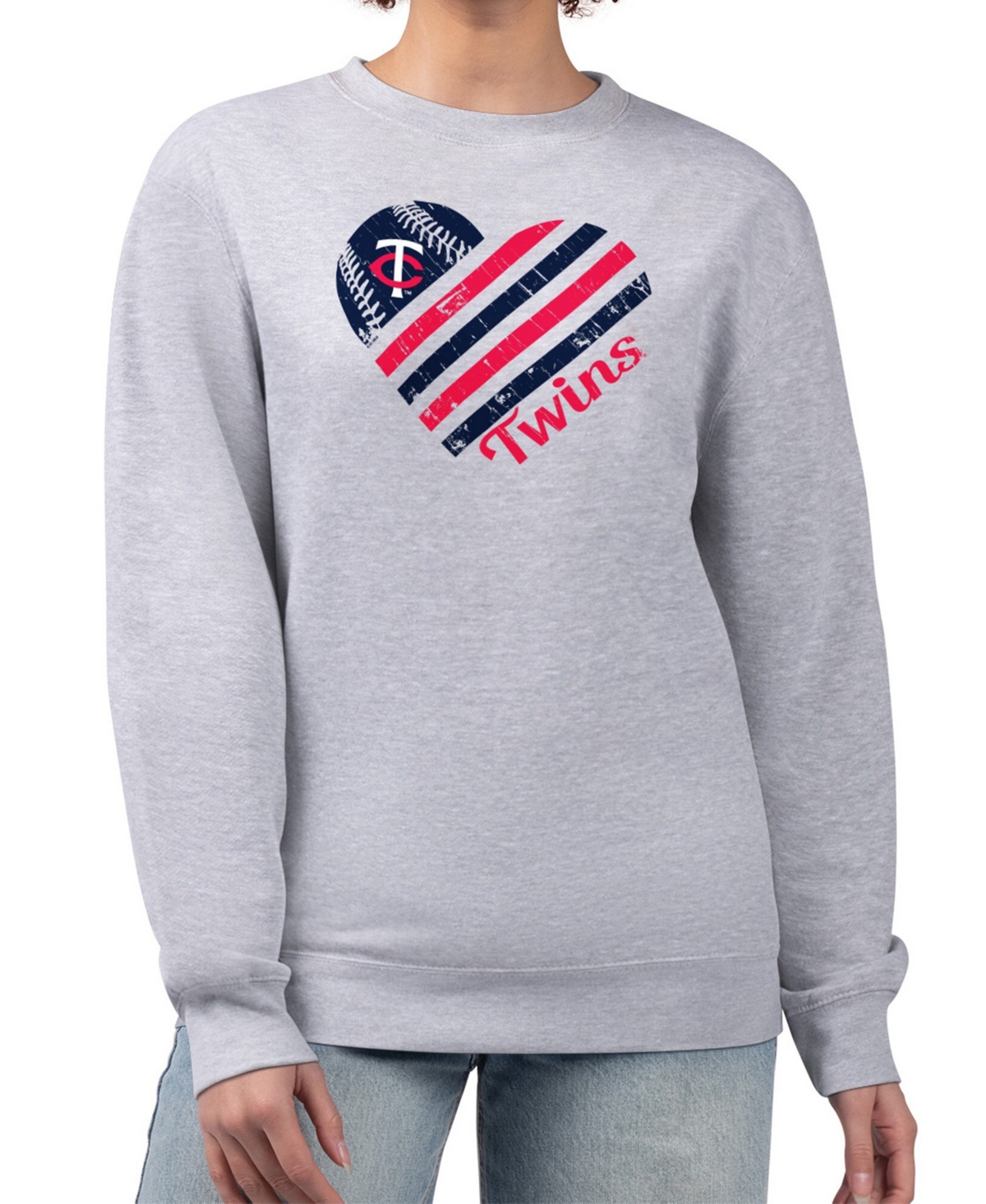 Click here for G-iii 4Her by Carl Banks Womens Heather Gray Minne... prices