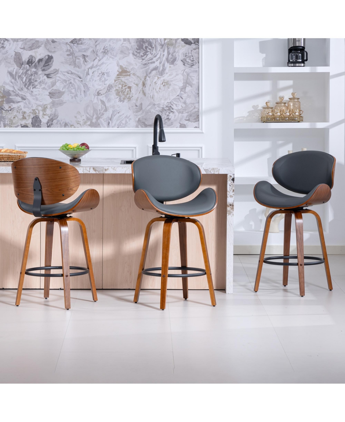 Click here for Dyhome 26 Inches Mid-Century Modern Swivel Bar Sto... prices