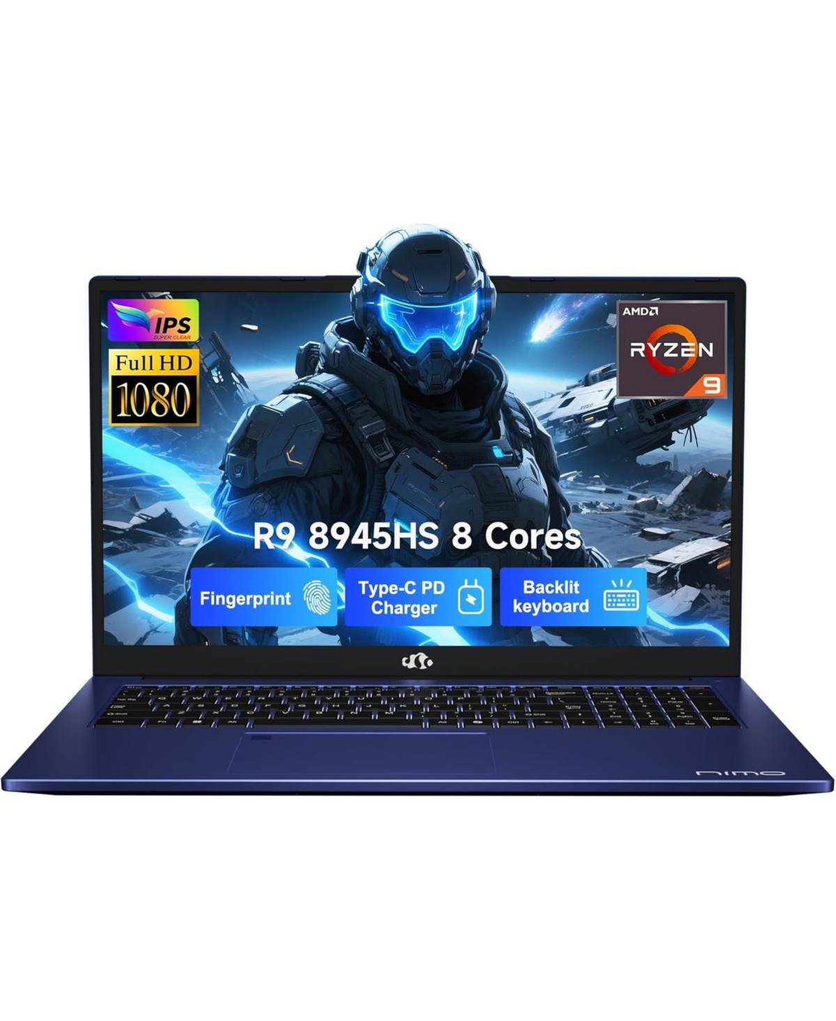 Click here for Nimo 17.3 Gaming Laptop Amd Ryzen 9 8945HS 64GB DD... prices