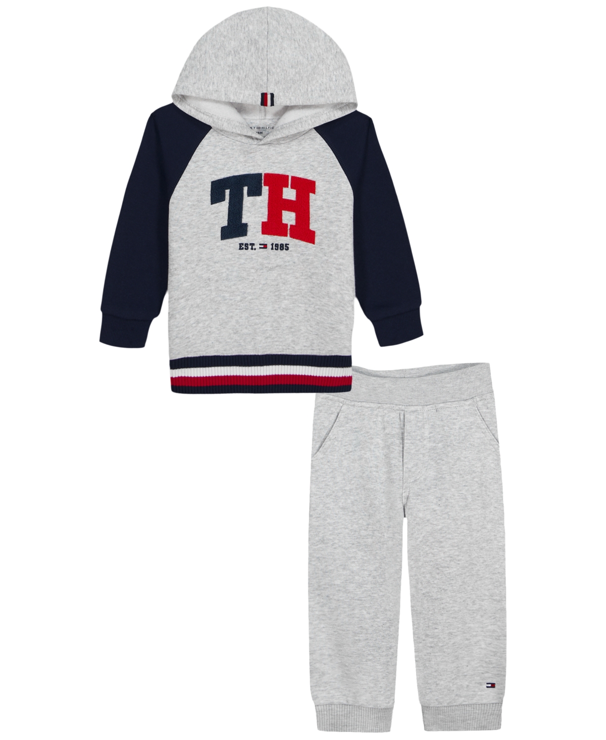Click here for Tommy Hilfiger Baby Boys Color-blocked Logo Hoodie... prices
