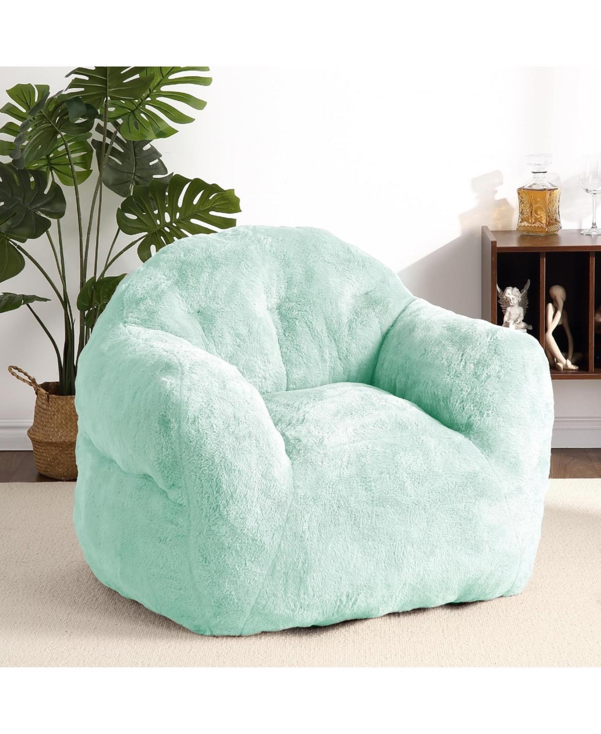 Click here for gaomon 39 Corduroy Plush Supportive Bean Bag Chair... prices