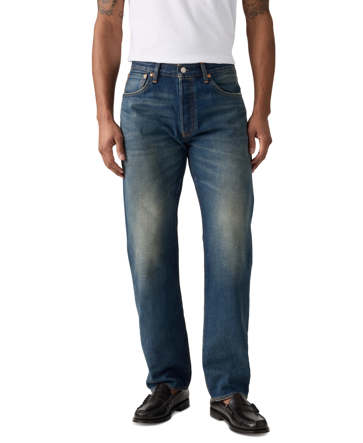 Click here for Levis Mens 501 Relaxed-Fit Jeans - Taking A Vacati... prices