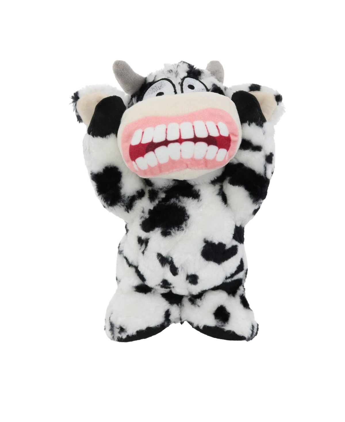 Click here for Mighty Angry Animals Cow  Durable Plush Squeaky Do... prices