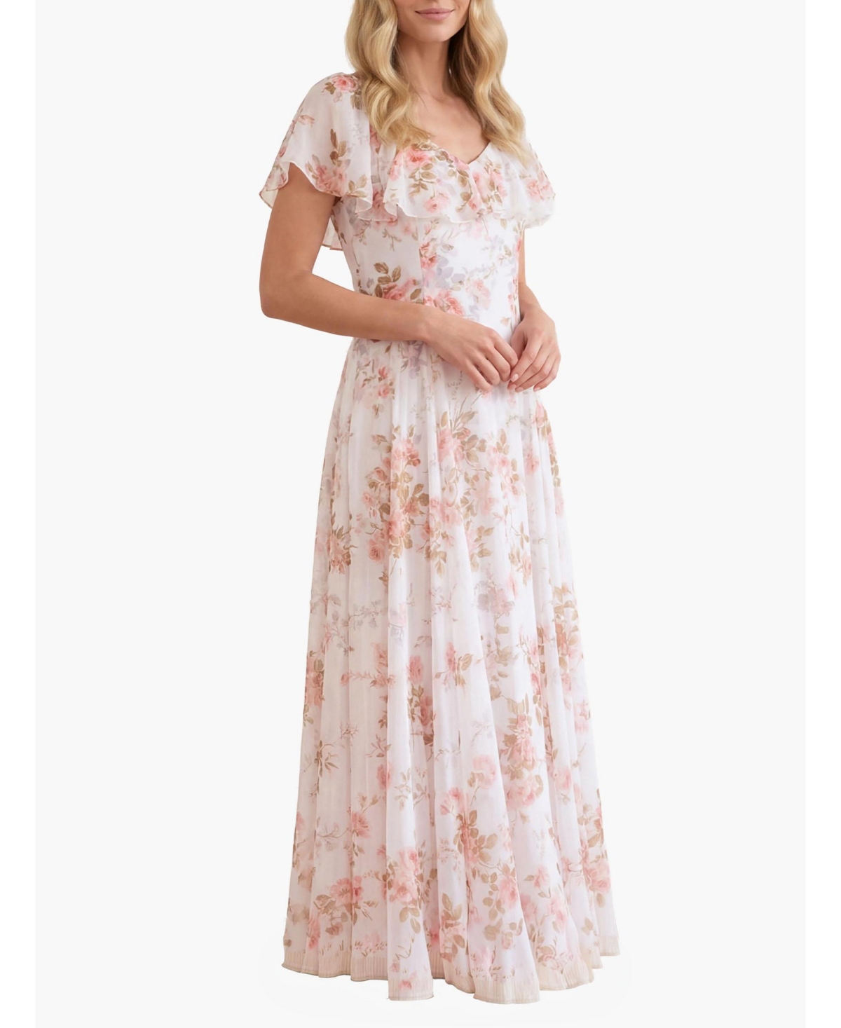 Click here for Needle & Thread Womens Summers Rose Georgette Ankl... prices