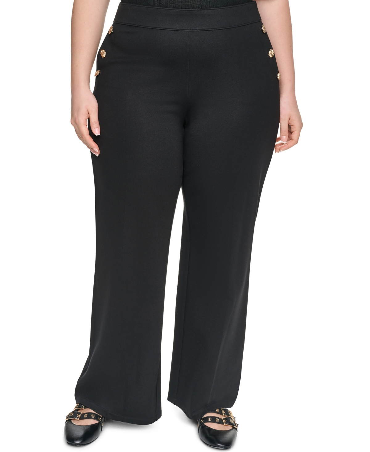 Click here for Karl Lagerfeld Paris Plus Size Compression Sailor... prices