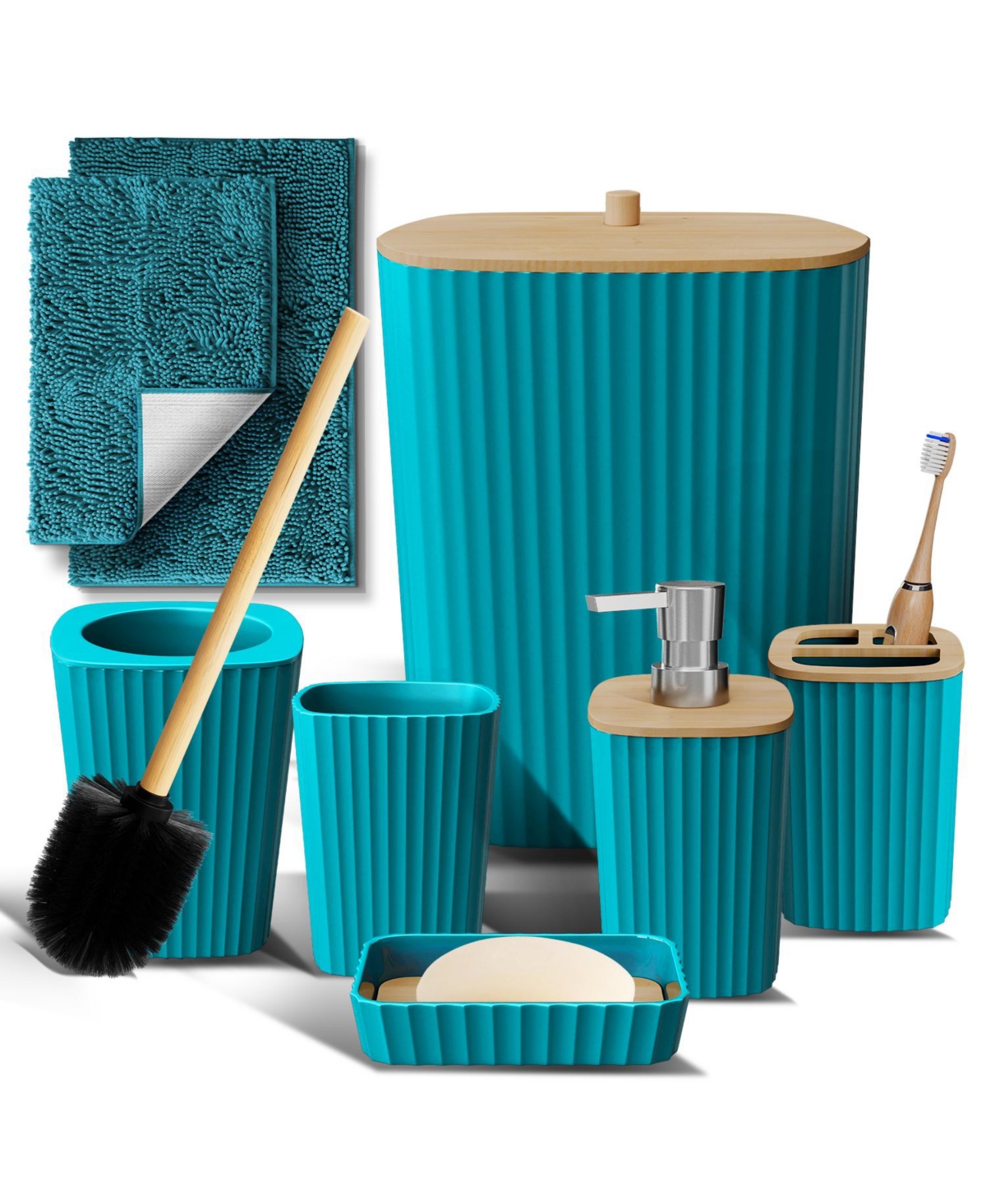 Click here for 8 Piece Complete Bathroom Decor and Accessory Set... prices