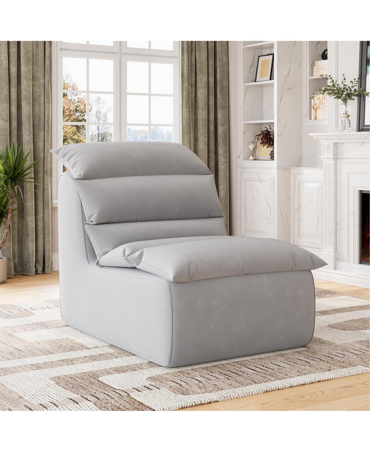 Click here for homfan Bean Bag Chair  Lazy Floor Couch with High-... prices